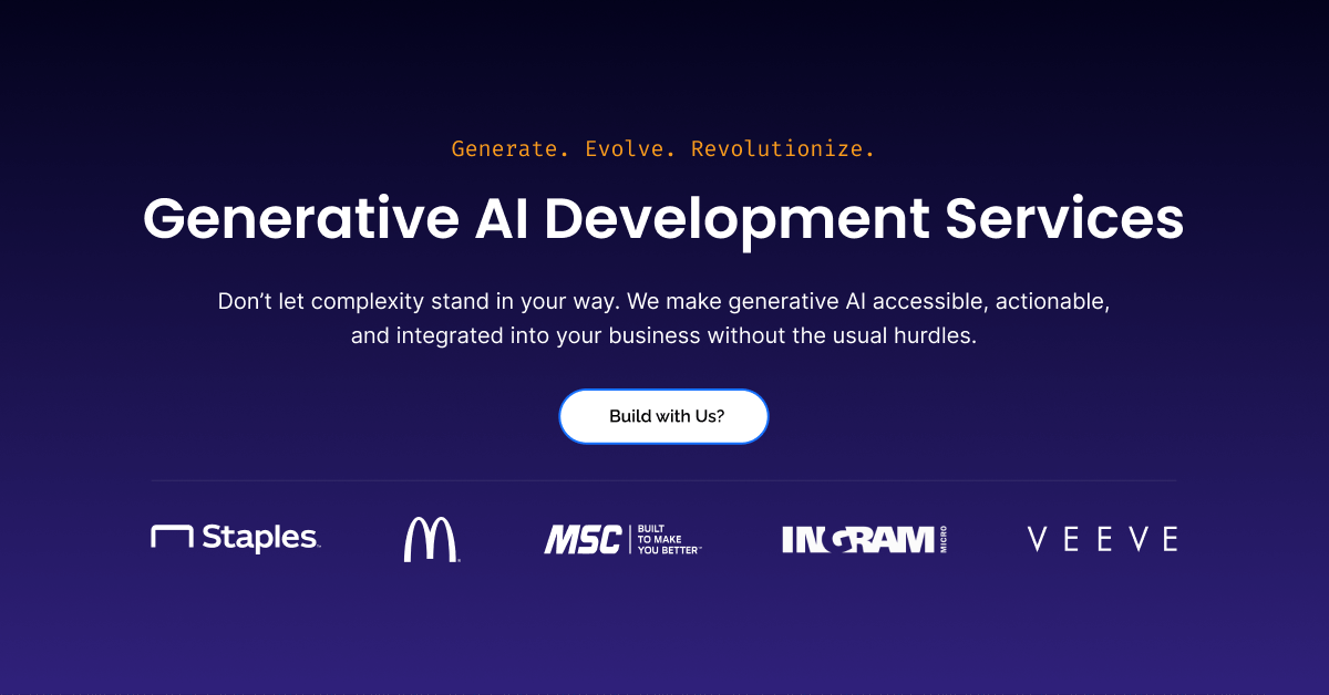 Generative AI Development Services - VisionX